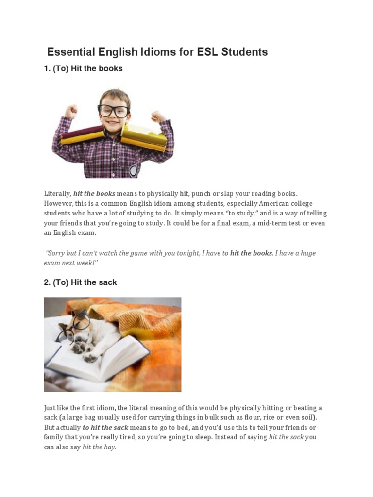 15 Essential Idioms For Sounding Like Native | PDF