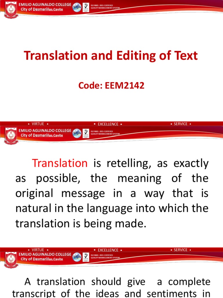 Meaning and Types of Translation | PDF | Translations | English Language