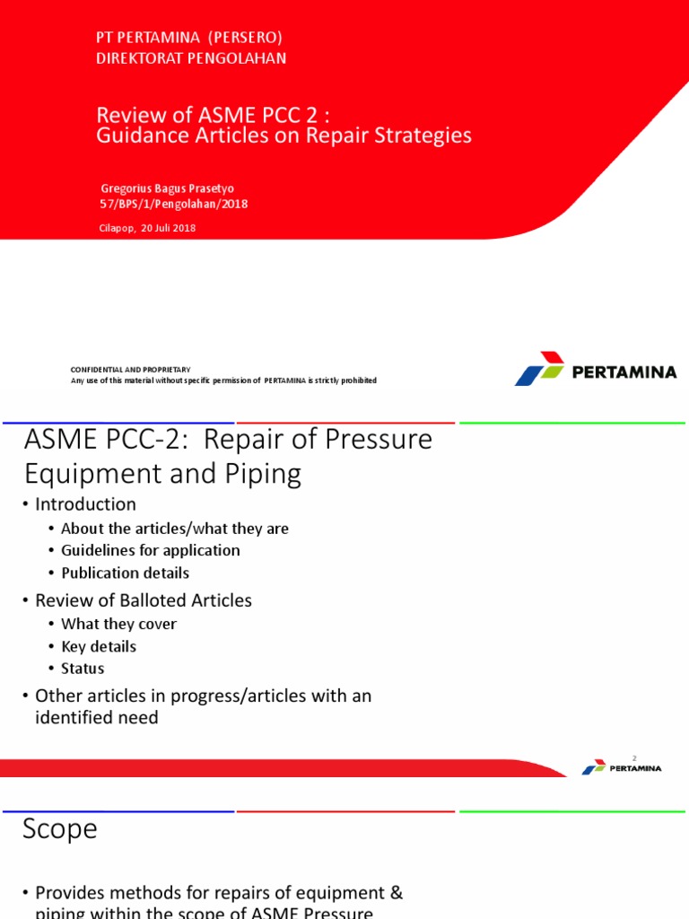 PCC 2 What Is PCC 2 and Article of Leak Box On Stream RepairGreg | PDF ...