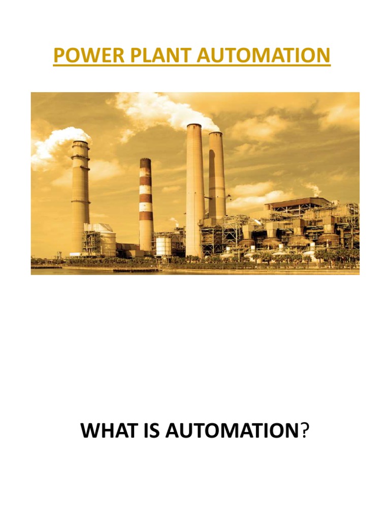 Power Plant Automation-Internet | PDF | Control Theory | Control System