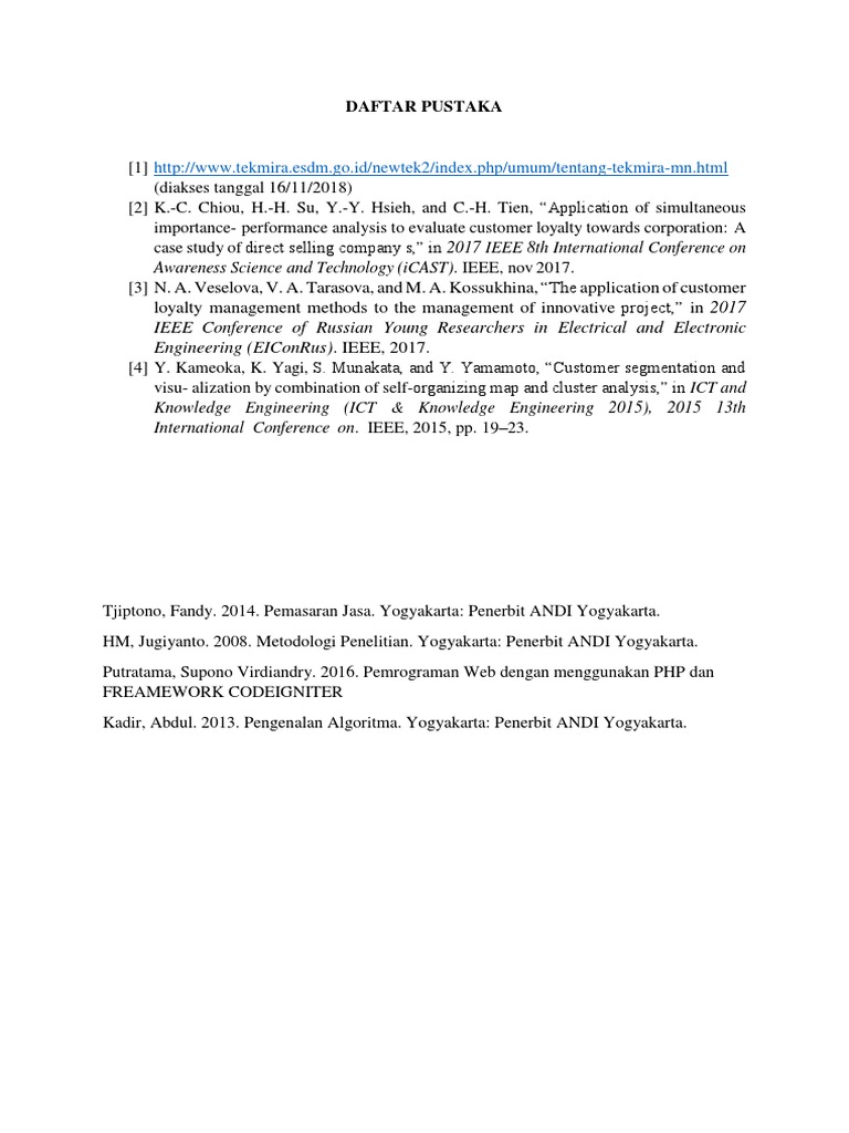 Daftar Pustaka | PDF | Computers | Technology & Engineering