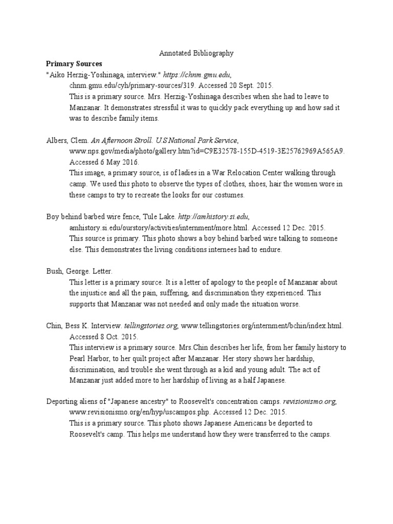 Japanese American Internment Sources | PDF | Internment Of Japanese ...