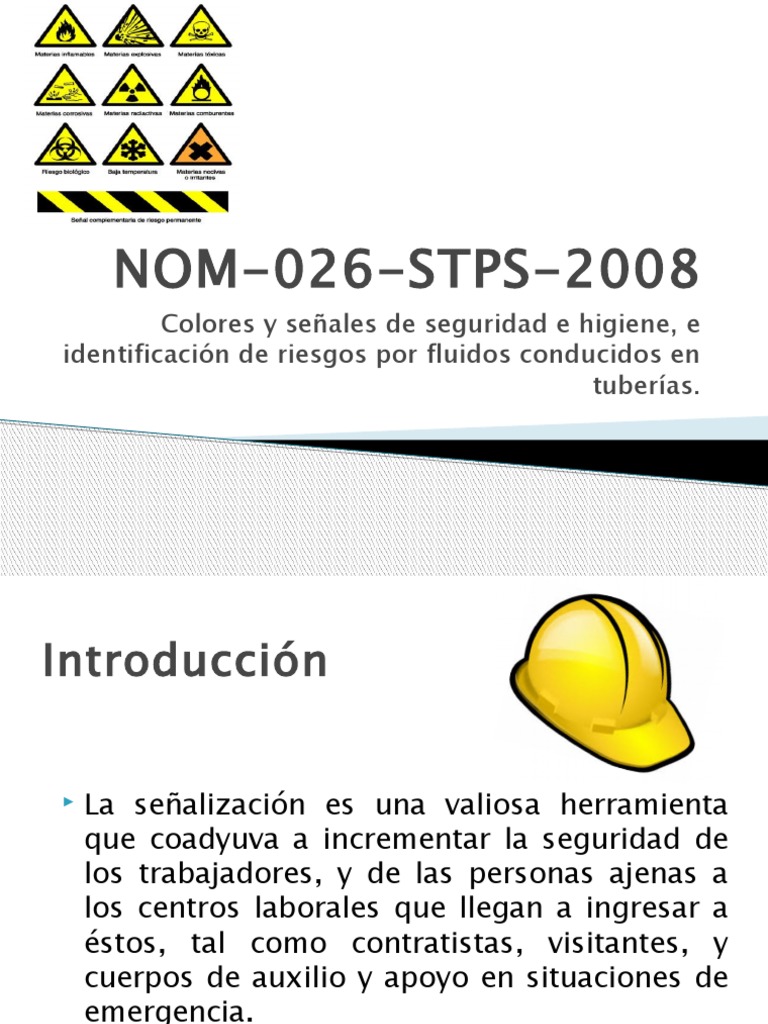 Nom 026 STPS 2008 | PDF | Riesgo | Naturaleza