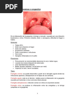 Fisiopatología de La Faringitis | PDF | Epidemiología | Microbiología