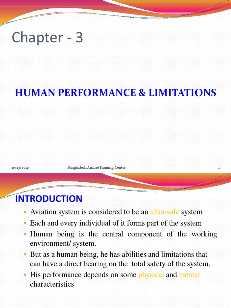 Human Performance in Aviation Safety | PDF | Noise | Senses