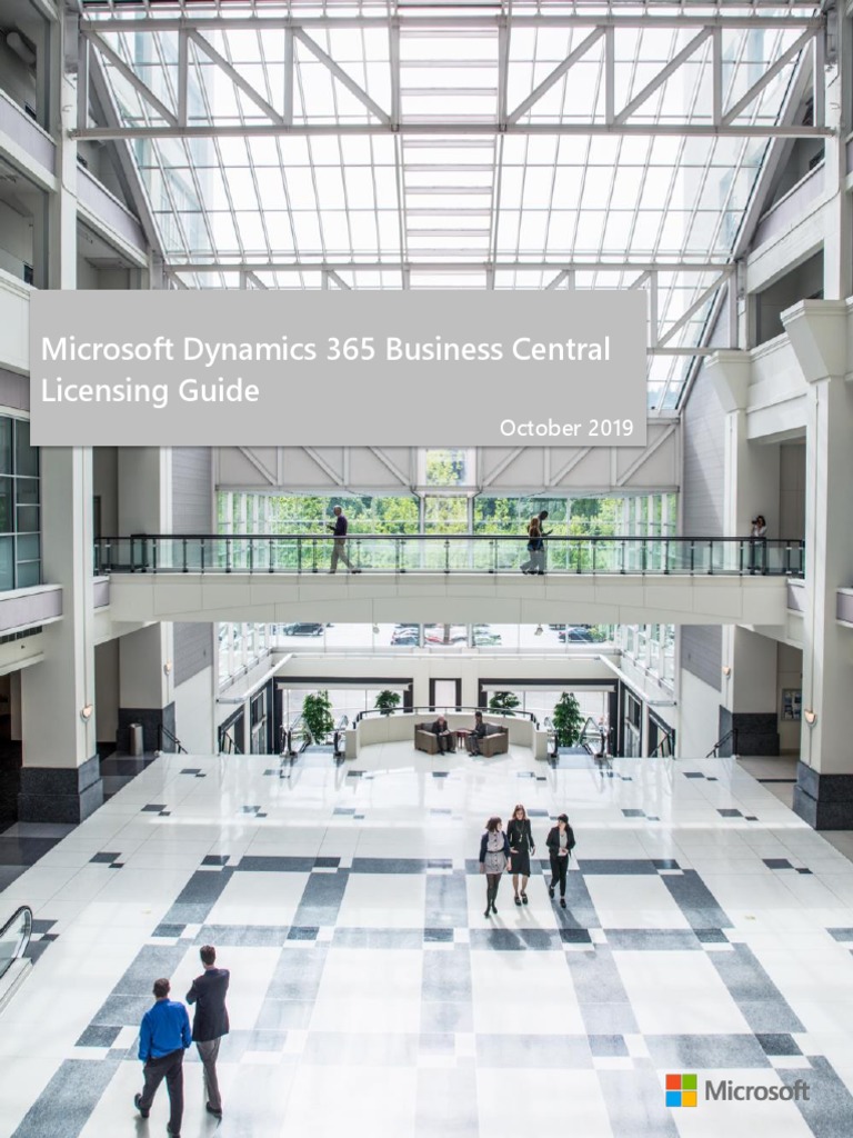 Microsoft Dynamics 365 Business Central Licensing Guide: October 2019 ...