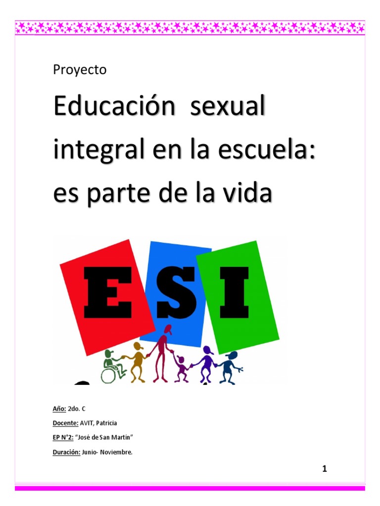 Proyecto Esi 2019 | Descargar gratis PDF | Educación sexual | Conocimiento