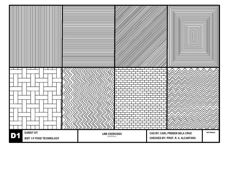 Earist Cit Bsit 1-F Food Technology Line Exercises Checked By: Prof. R ...