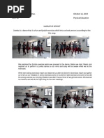 Lesson Plan Zumba | PDF | Physical Fitness | Physical Education