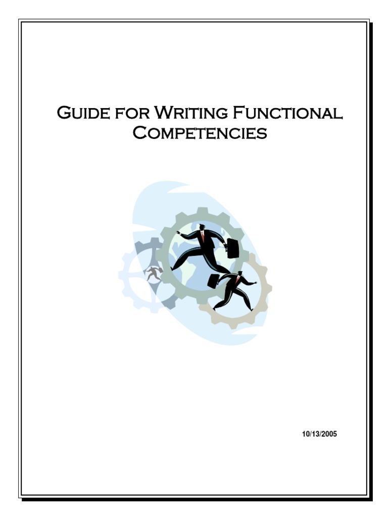 Guide For Writing Functional Competencies (Annotated) | PDF ...