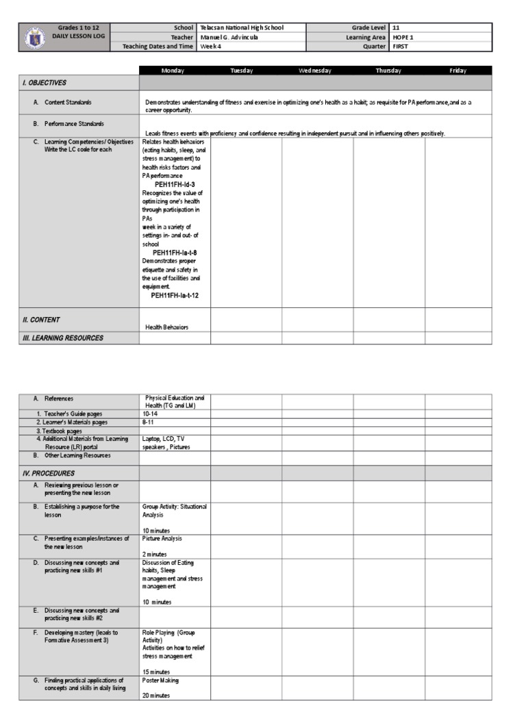 Week 4 | PDF | Learning | Teachers