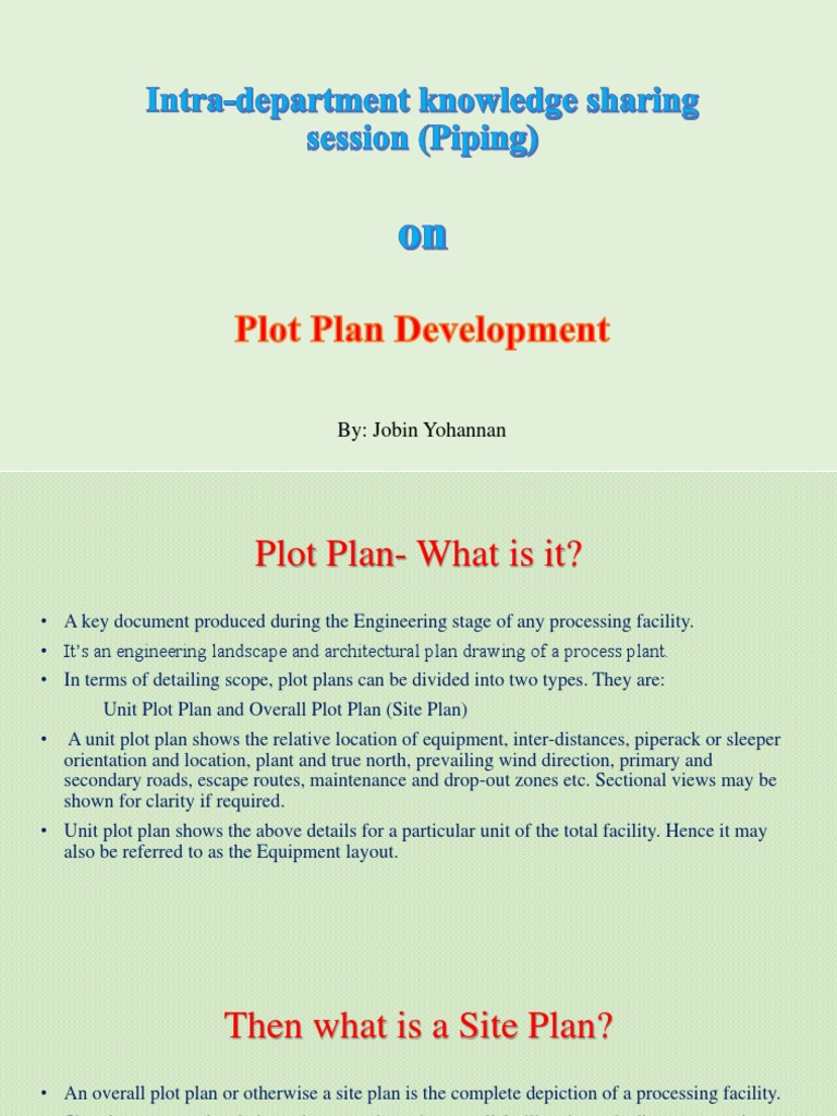 Plot Plan Development | PDF | Furnace | Pump