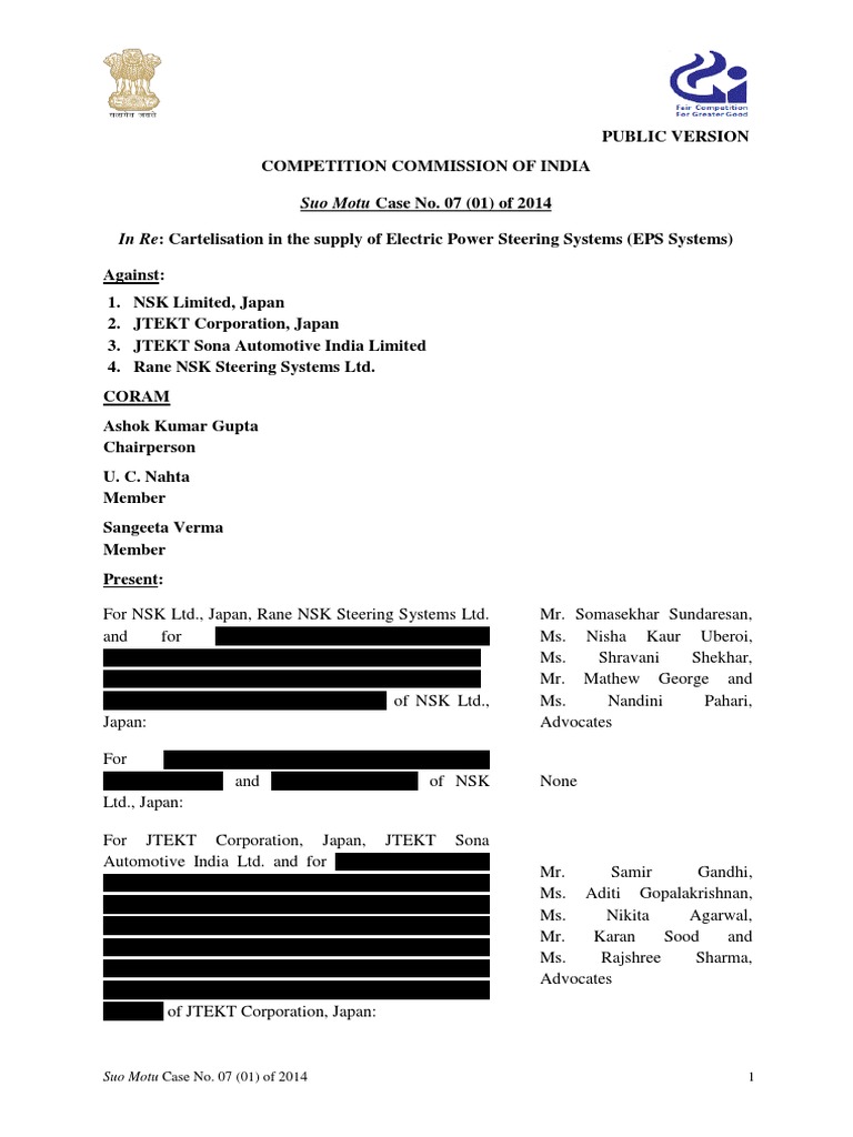 Suo Moto | PDF | Steering | Business