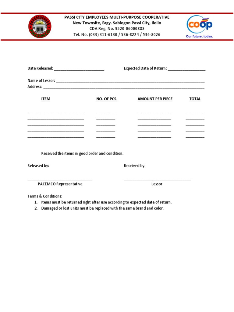 Lease Form | PDF | Business
