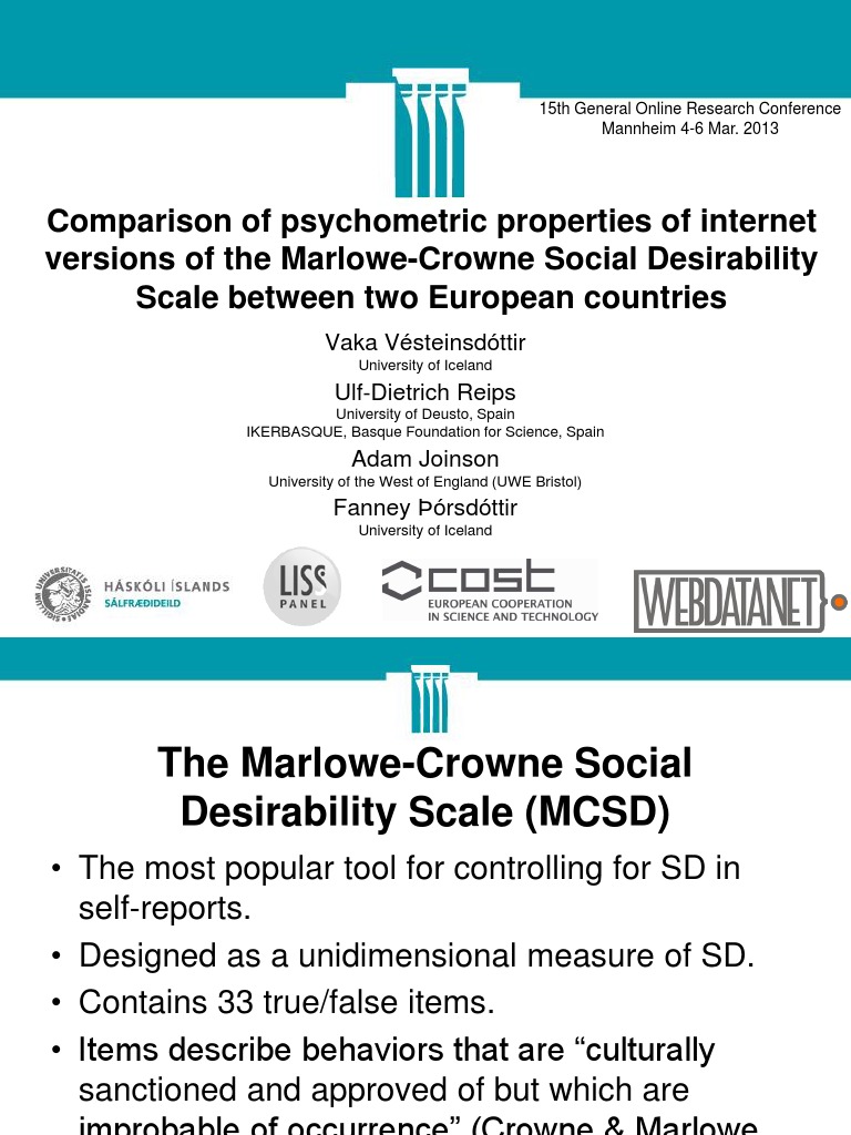 Comparison of Psychometric Properties of Internet Versions of The ...