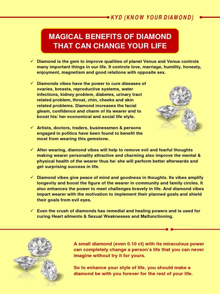 Benefits of Diamond | PDF