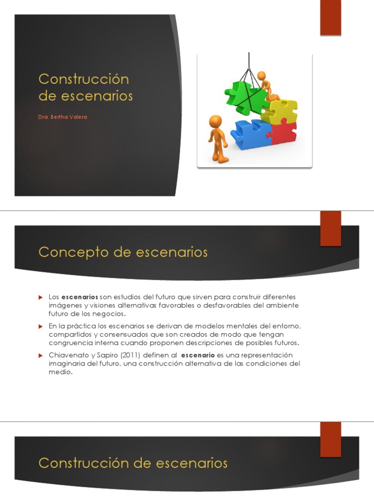 Estrategias de Construcción de Escenarios | PDF | Planificación | Toma ...