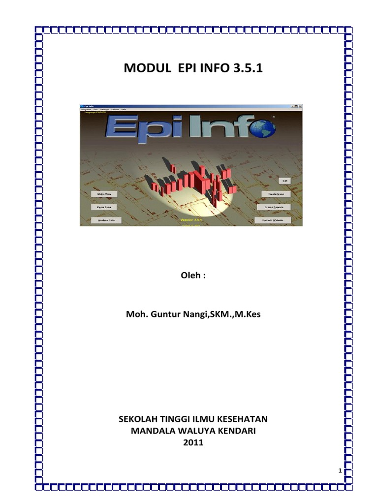 Modul Epi Info - A4 | PDF | Karier & Perkembangan | Komputer