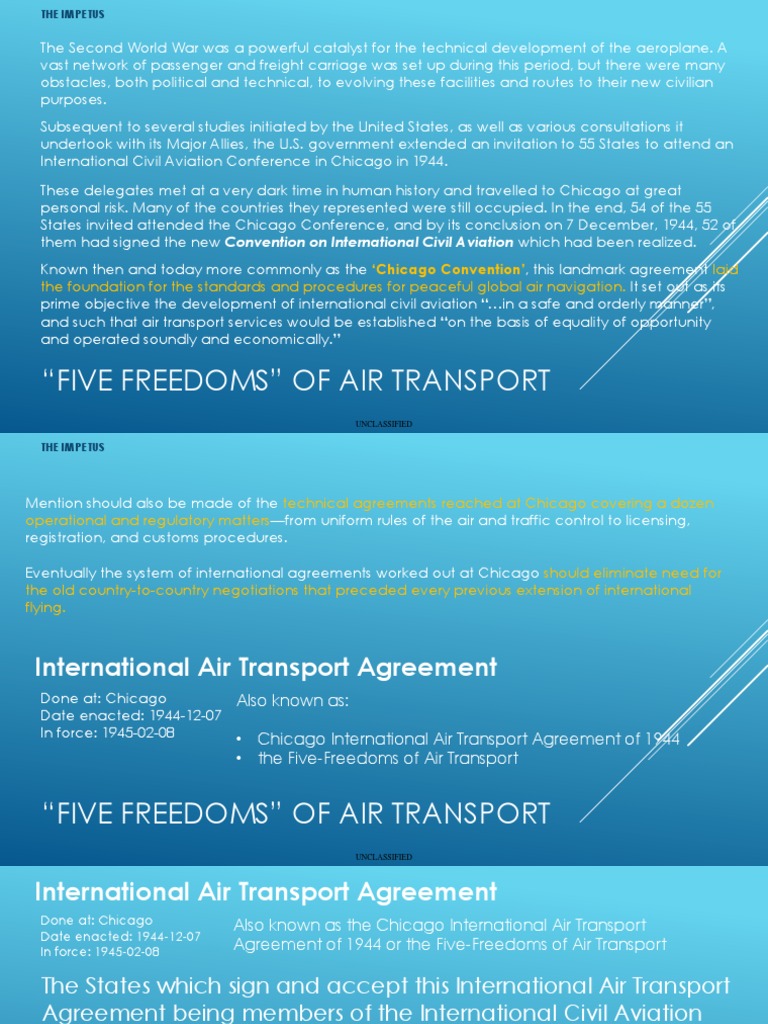 Five-Freedoms of Air Transport | PDF | Aviation | International Relations