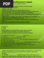 Butler Service Script | PDF