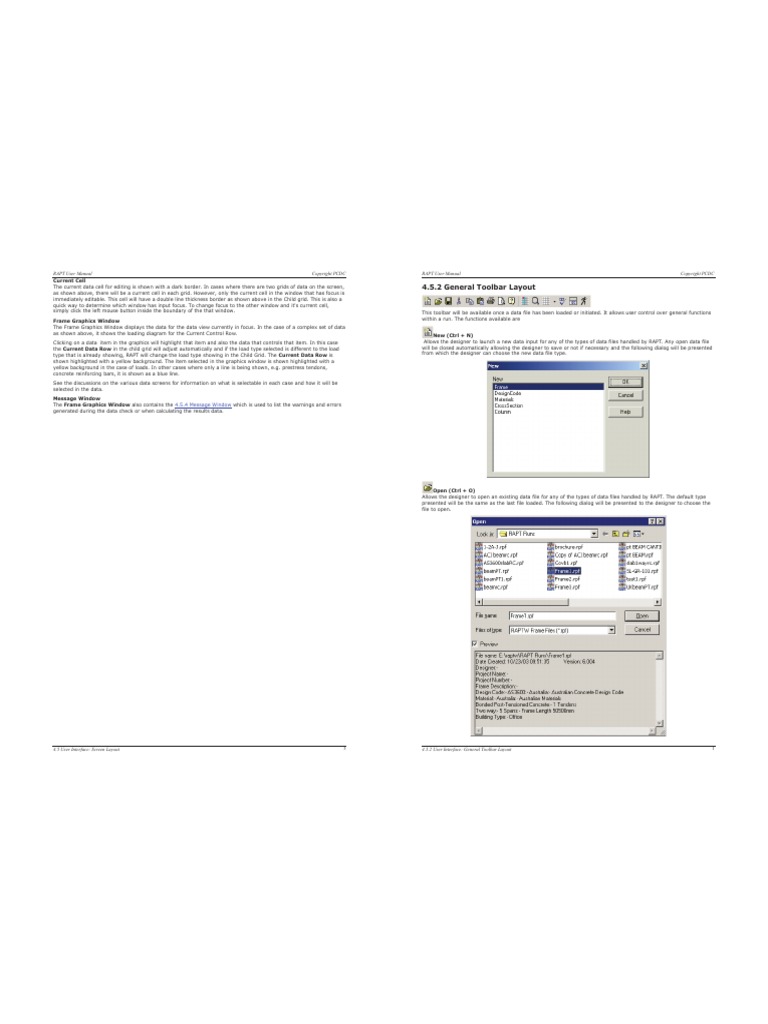 4.5.2 General Toolbar Layout: RAPT User Manual RAPT User Manual | PDF | Menu (Computing ...