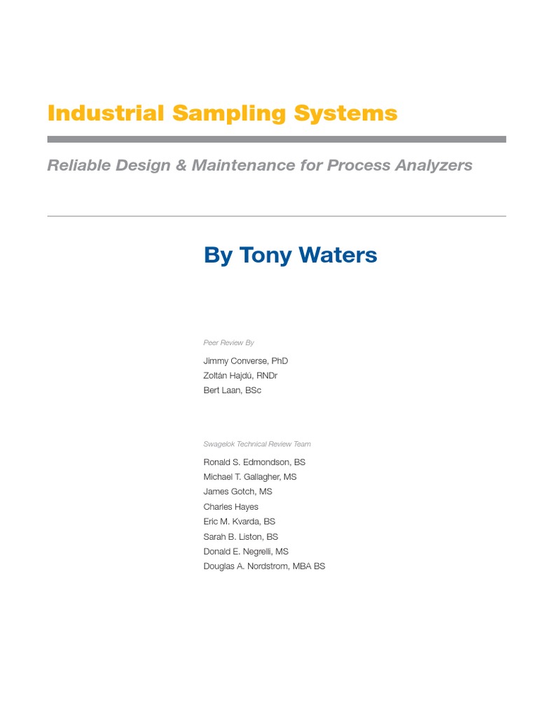 Industrial Sampling | PDF | Pressure | Celsius