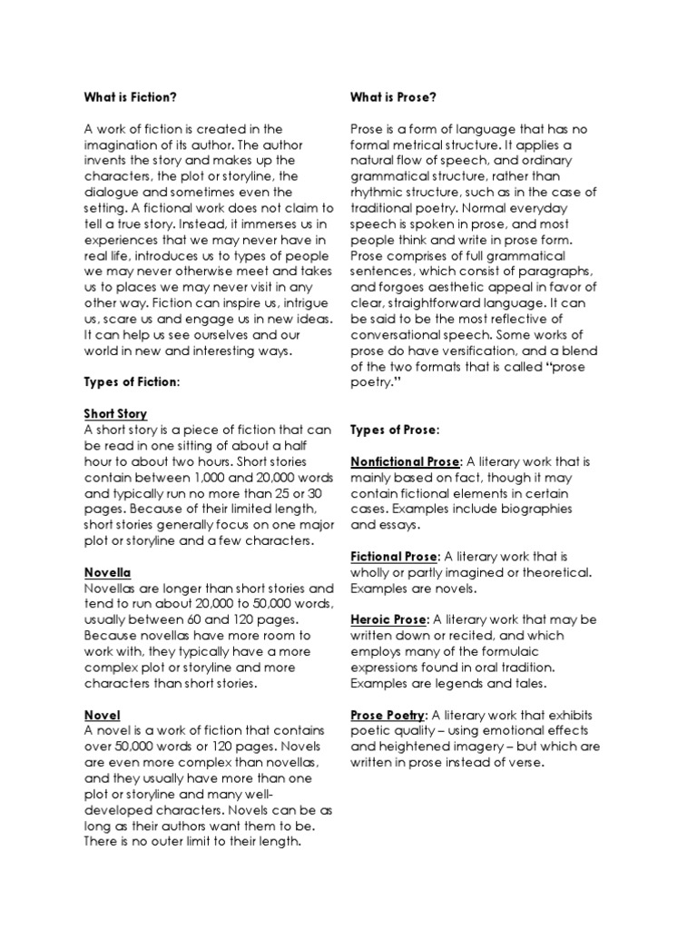 Key Differences Between Prose and Poetry | PDF | Prose | Poetry