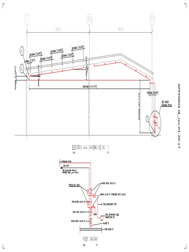 Sample Design Fire Pro | PDF | Fire Sprinkler System | Pressure