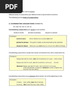 Subordinating Conjunctions (AWUBIS) | PDF