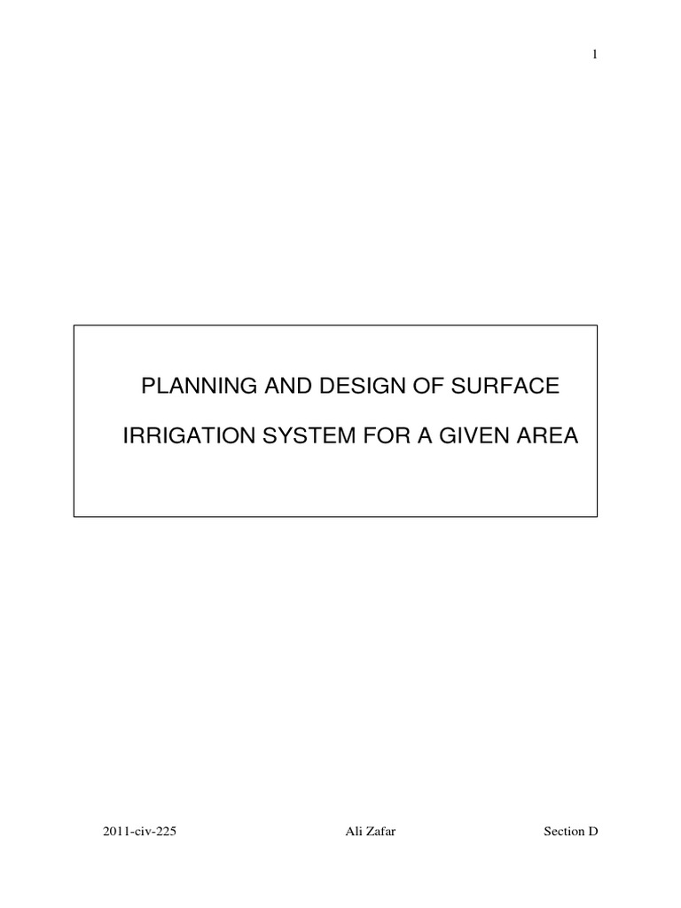 Irrigation Canal Design | Download Free PDF | Irrigation | Water