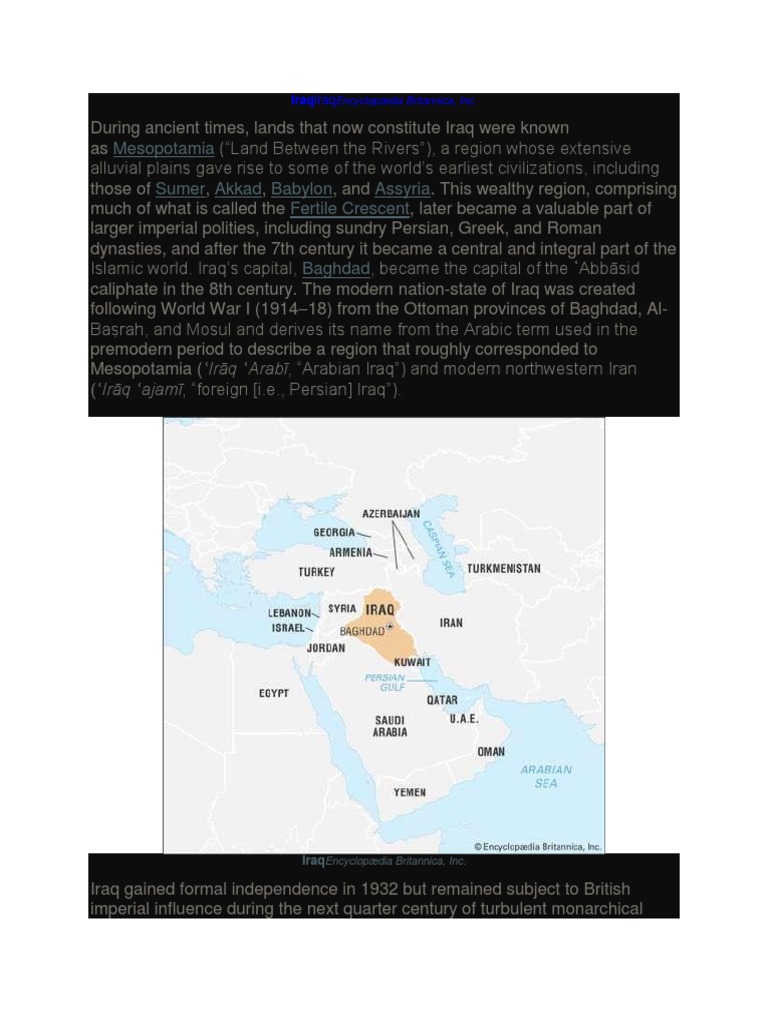 Mesopotamia Sumer Akkad Babylon Assyria Fertile Crescent | PDF