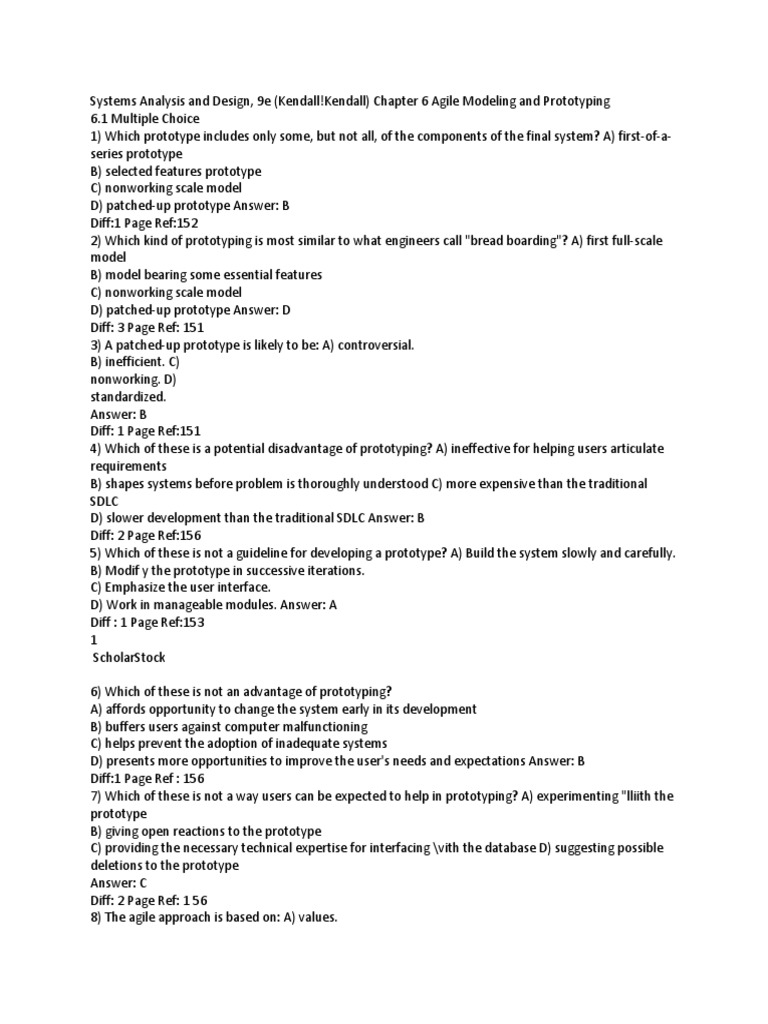 Ch6 Sad | Download Free PDF | Agile Software Development | Software