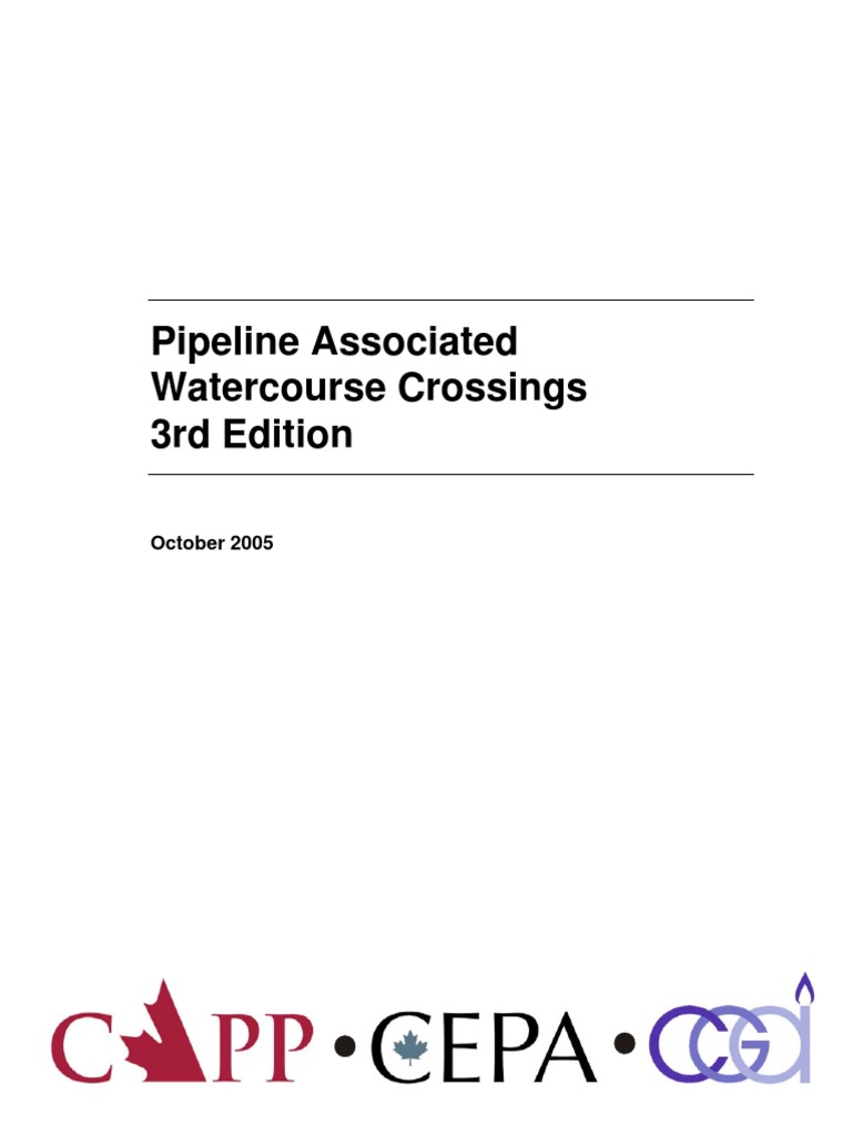 Pipelines Associated Watercourse Crossings | PDF | Pipeline Transport ...