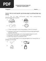 worksheet-GRADE 1 - Miyembro NG Pamilya - AP | PDF