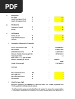 Lateral Pile Capacity Caculation Using Broms's Method (Free Head Type ...