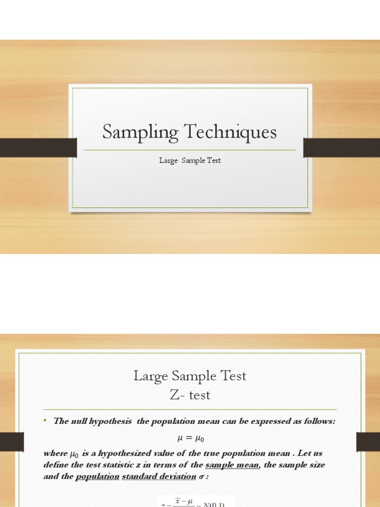 Lab 8 - Sampling Techniques 1 | PDF | P Value | Statistical Hypothesis ...