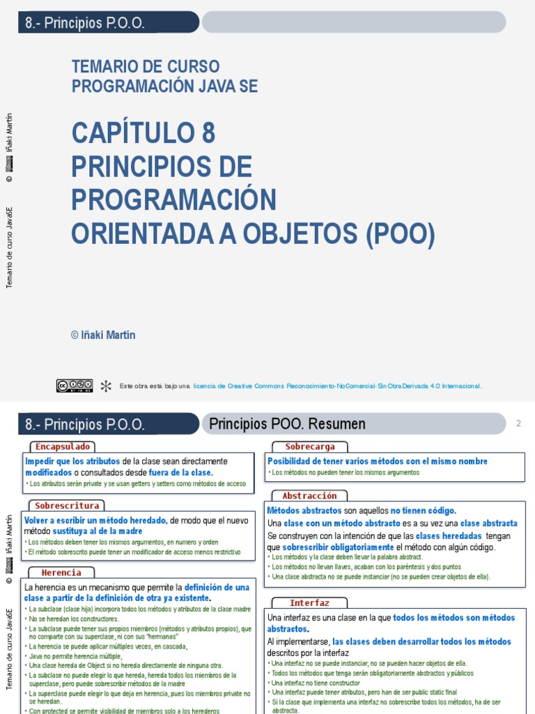 Jyoc Java Cap08 Principios Poo | PDF | Herencia (Programación Orientada ...