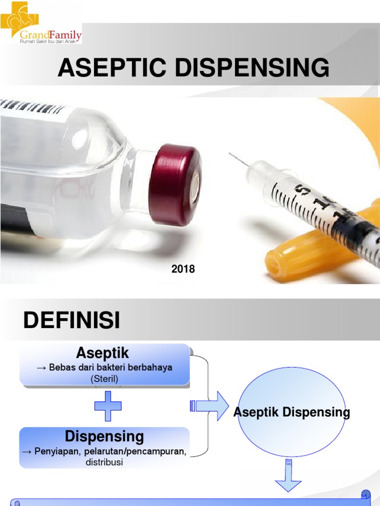 ASEPTIC DISPENSING Fix Wid | PDF | Kesehatan Holistik