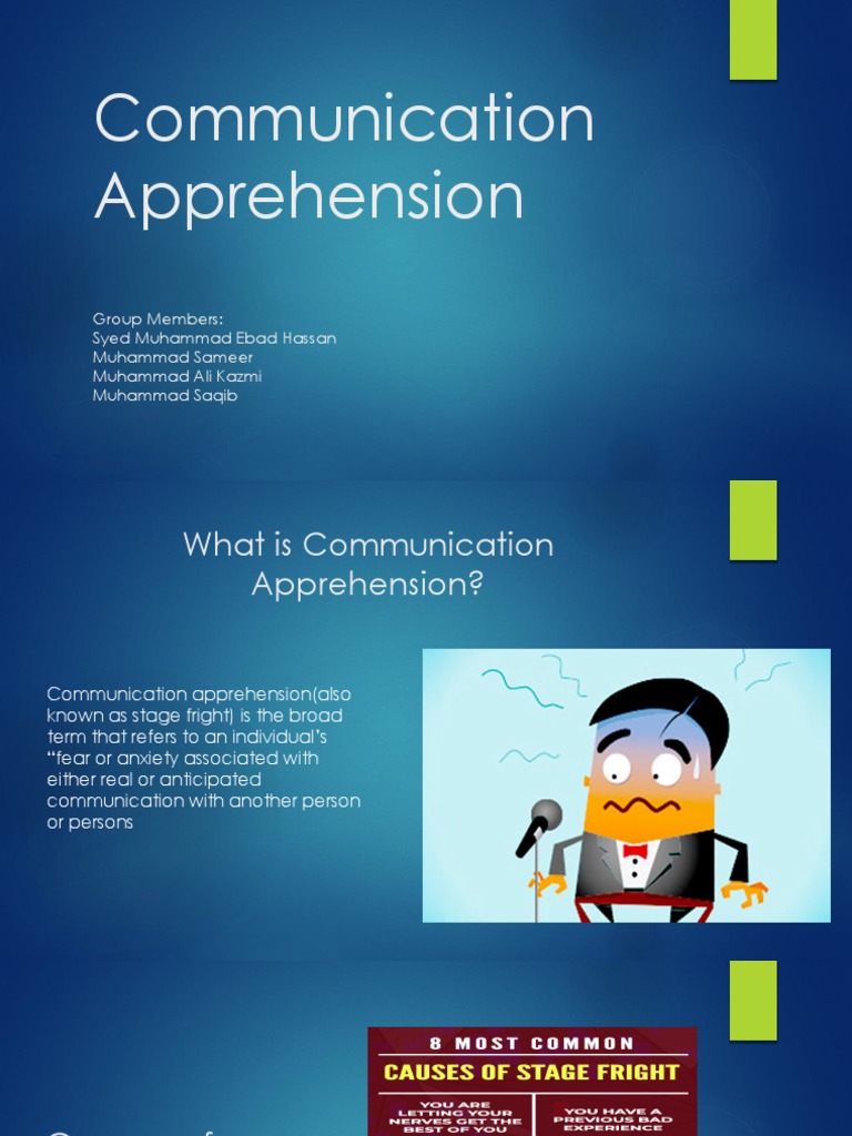 Communication Apprehension Aka Stage Fright | PDF