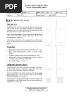 Type H BPV and TWCV Overview | PDF | Valve | Tools