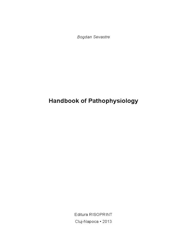 PATHOPHYSIOLOGY LAB - Hanbook of Pathophysiology Sevastre | PDF | Edema ...