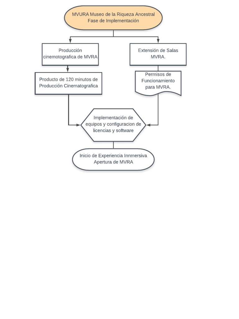 Diagrama de Flujo de La Implementacion de Un Museo | PDF