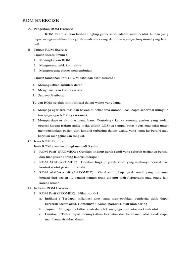 Rom Exercise | PDF | Sejarah