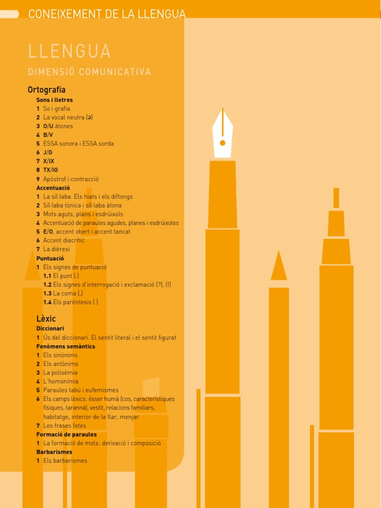 Ortografia I Lèxic | PDF