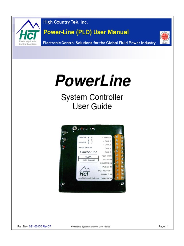 Powerline: System Controller User Guide | PDF | Power Supply | Electric ...