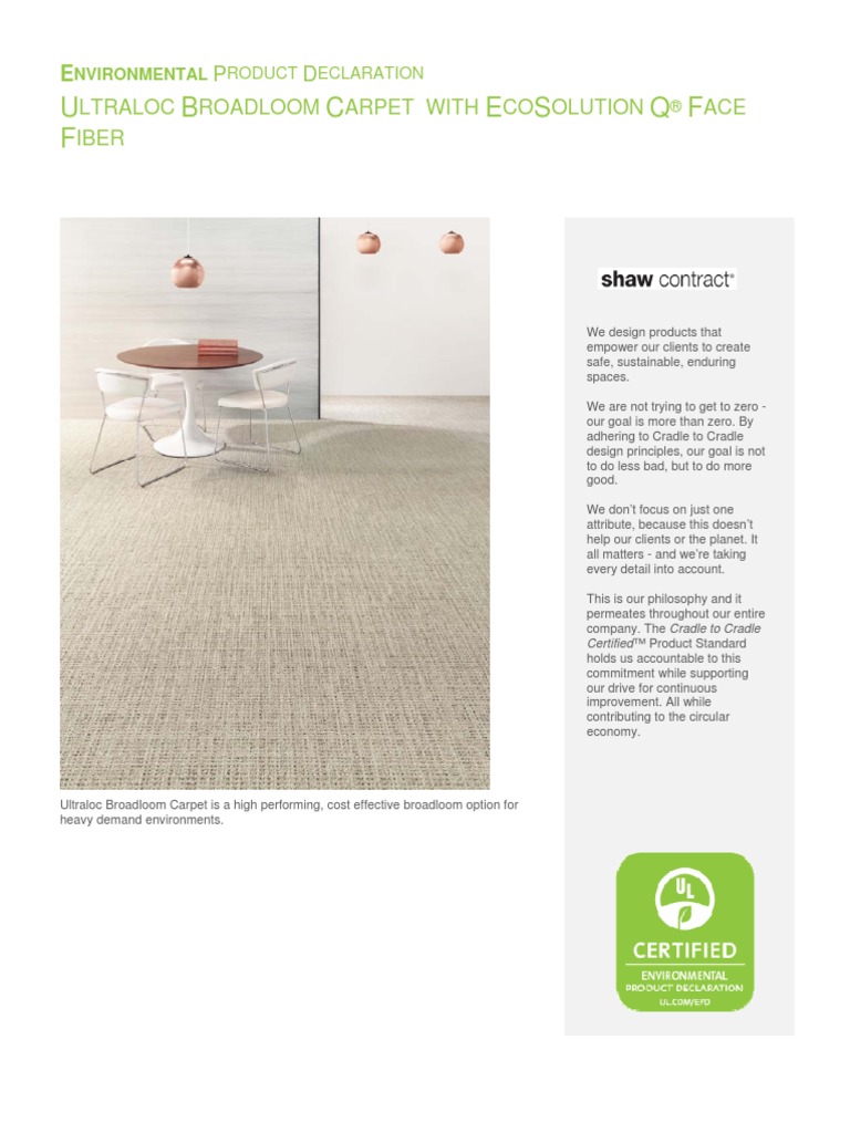 Off The Grid Shaw Contract Internal Epd | PDF | Life Cycle Assessment ...