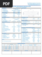WPS Format For AWS D1.1 - PQR - SMAW | PDF | Welding | Construction