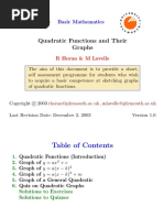 Sketching-Quadratics Corbett | PDF | Quadratic Equation | Mathematical ...