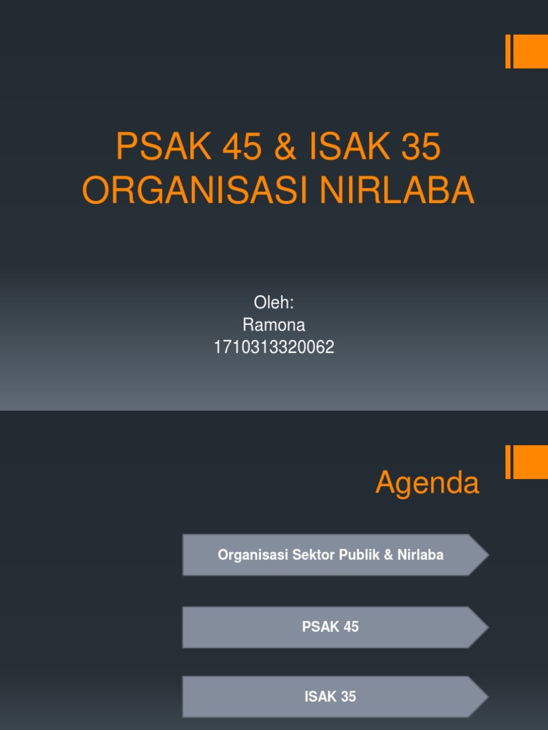 Psak 45 & Isak 35 | PDF