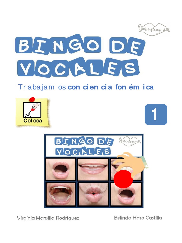 Conciencia Fonologica Bingo Vocales | PDF | Ocio | Deportes